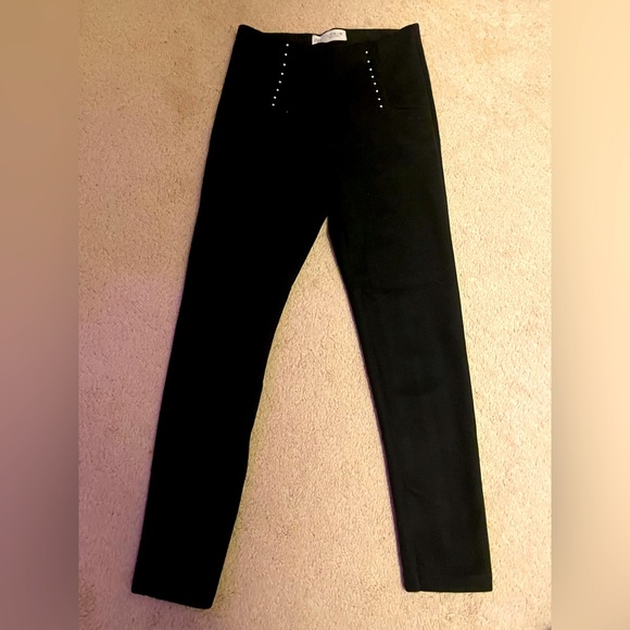 Zara | Bottoms | Zara Girls Black Velvet Pants | Poshmark